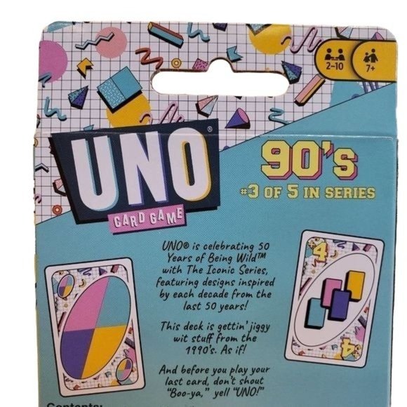 Mattel | Toys | Uno Card Game 9s Uno Card Game Bard Games 990 Uno Card ...